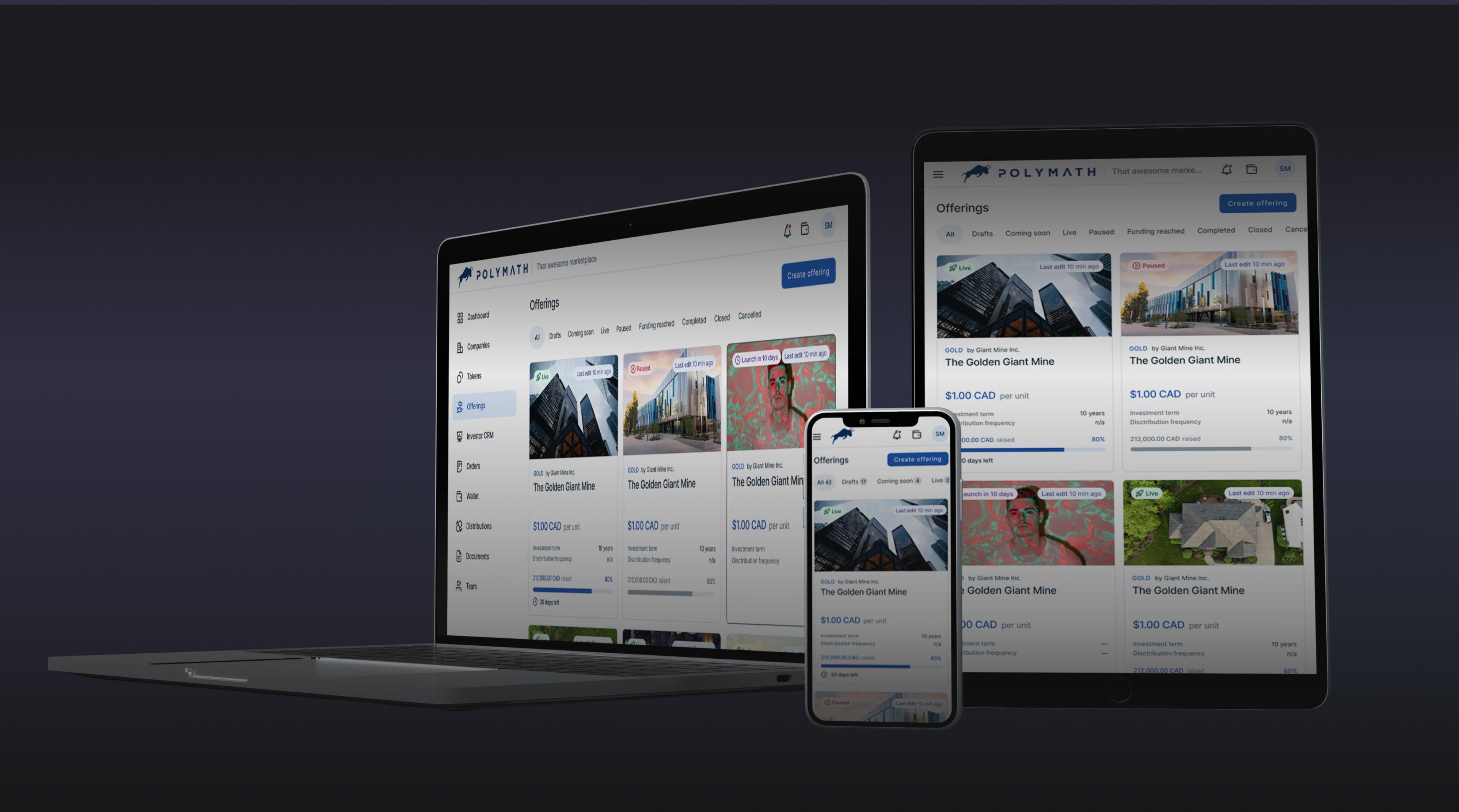 Polymath Capital Raising Platform | Red Rocket Software